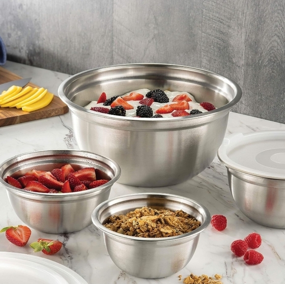 FineDine | Kitchen | Finedine Piece Stainless Steel Nesting Mixing Bowl ...